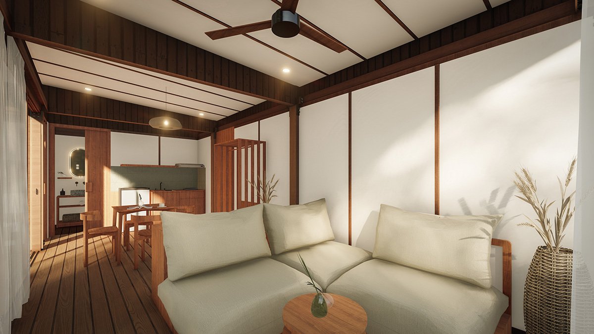 Tiny House Interior - Stilt Studios Development